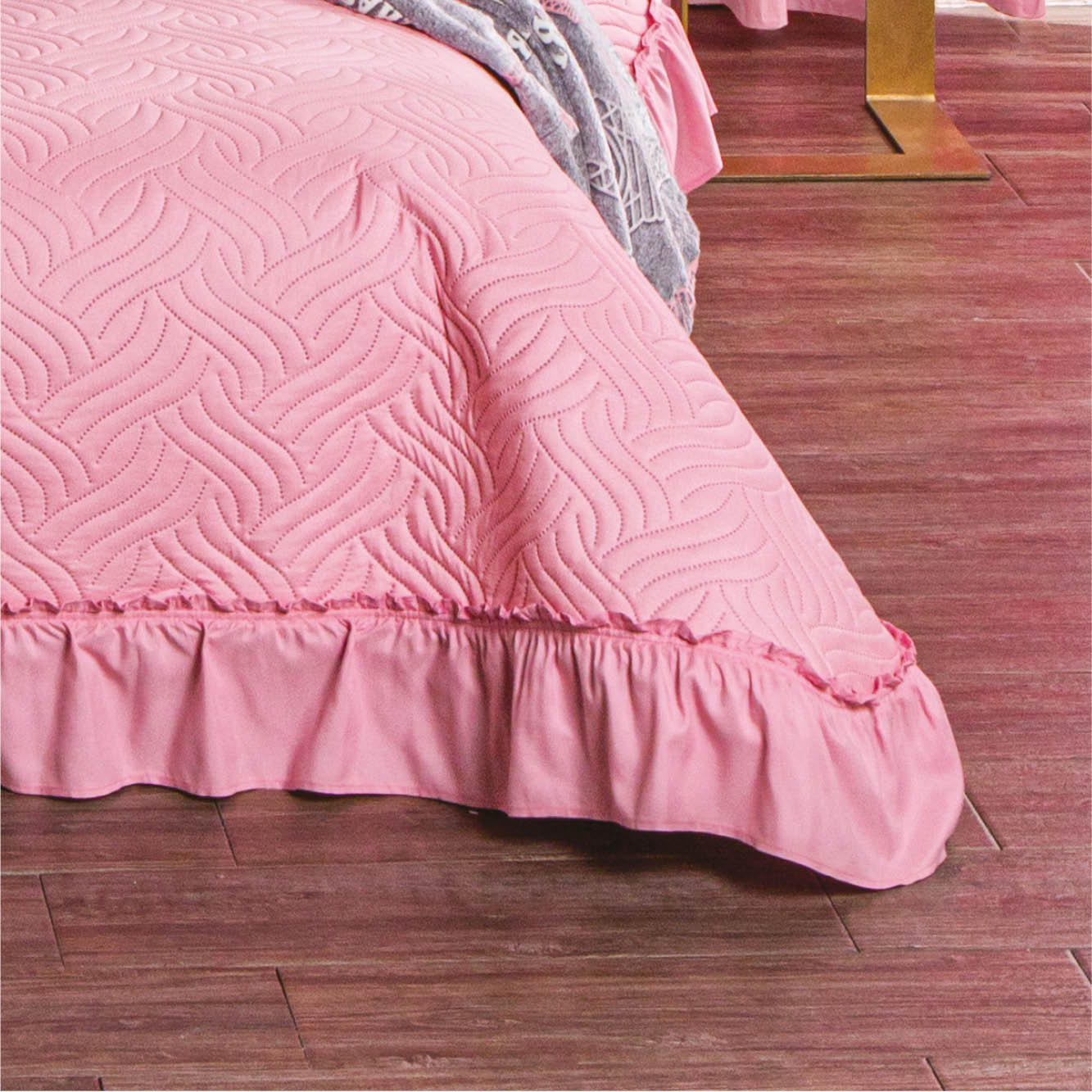 Juego De Colcha Rosa - Concord